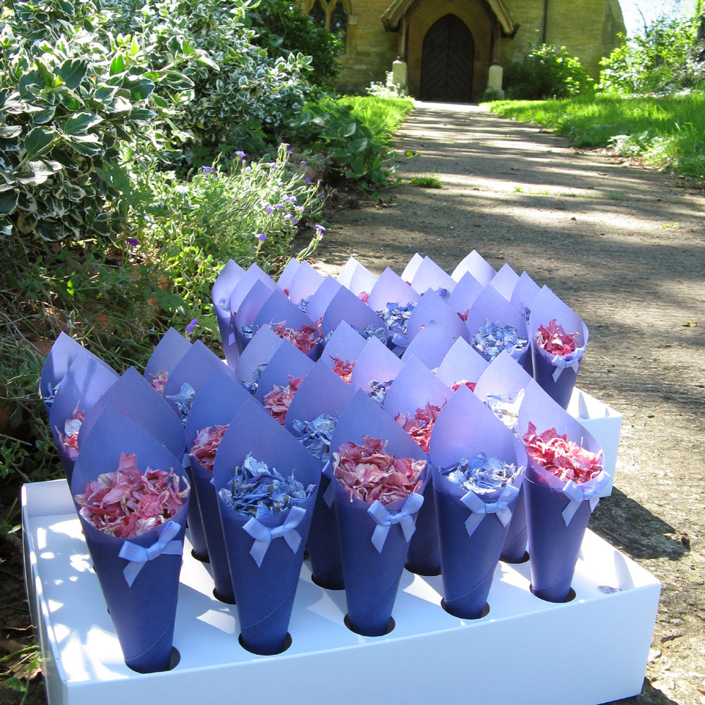 Confetti Cone Stand for displaying your Wedding Confetti Cones