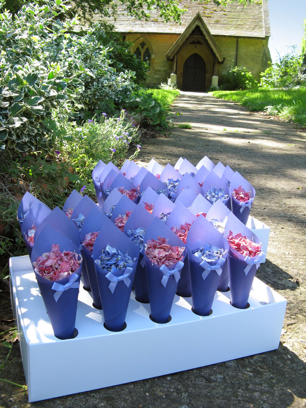 Biodegradable Confetti from The Real Flower Petal Confetti Company