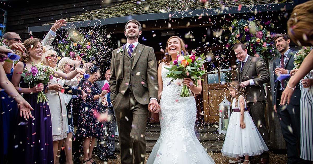 Biodegradable Confetti from The Real Flower Petal Confetti Company