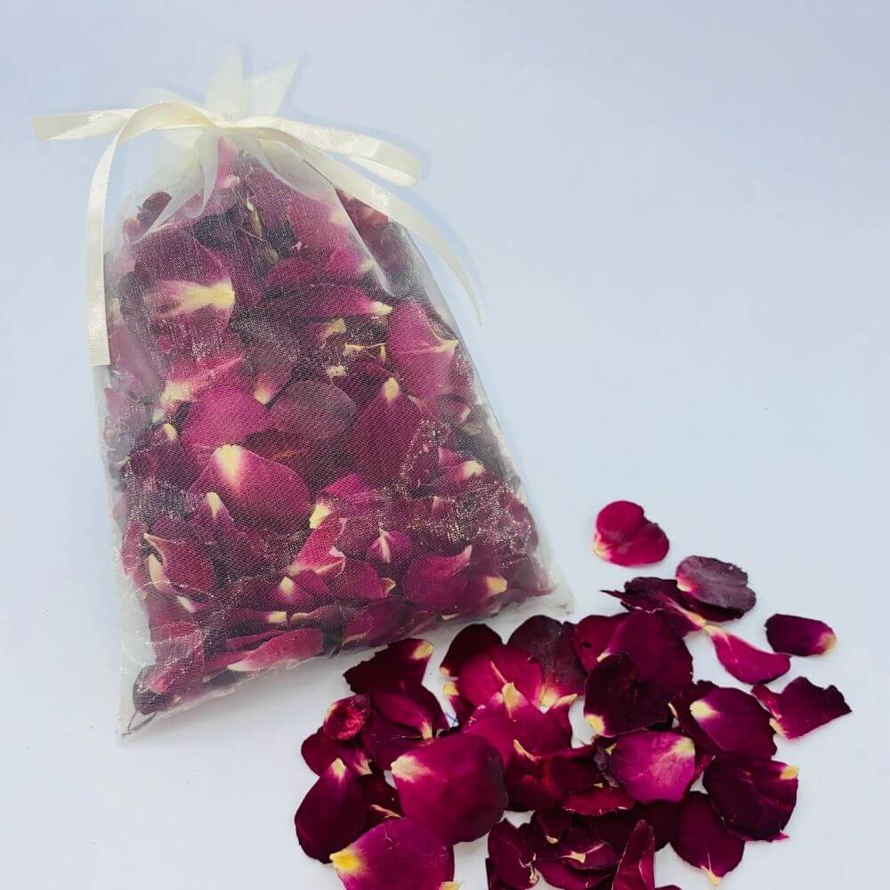 Merlot Rose Petals - The Real Flower Petal Confetti Company