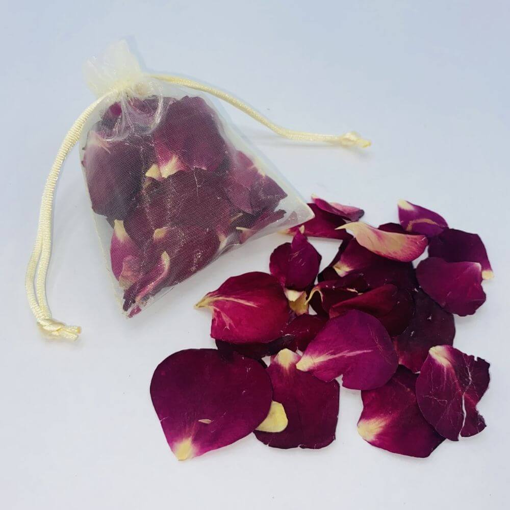 Merlot Rose Petals - The Real Flower Petal Confetti Company